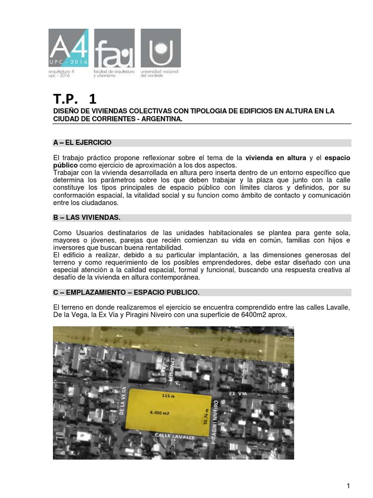 Guia TP1 2016 A | PDF | Diseño arquitectonico | Arquitectura