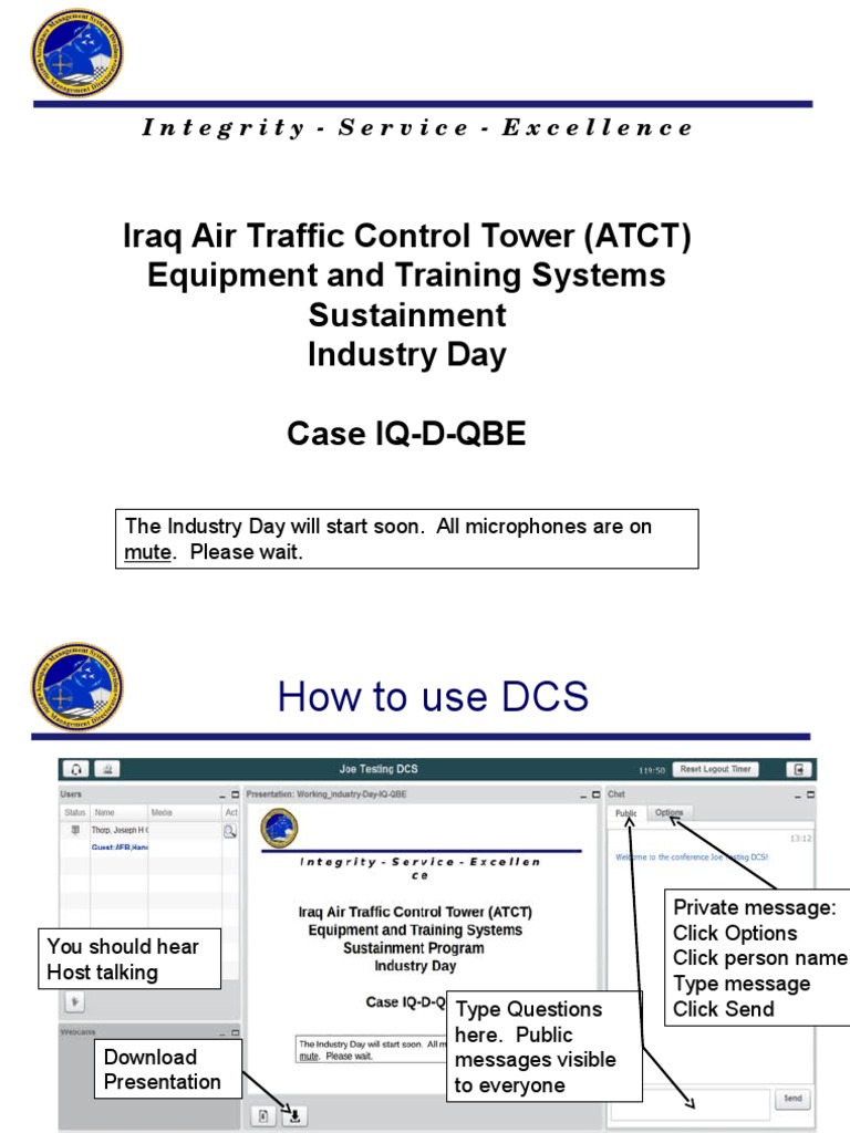 Iraq Air Traffic Control Tower (ATCT) Equipment and Training Systems ...