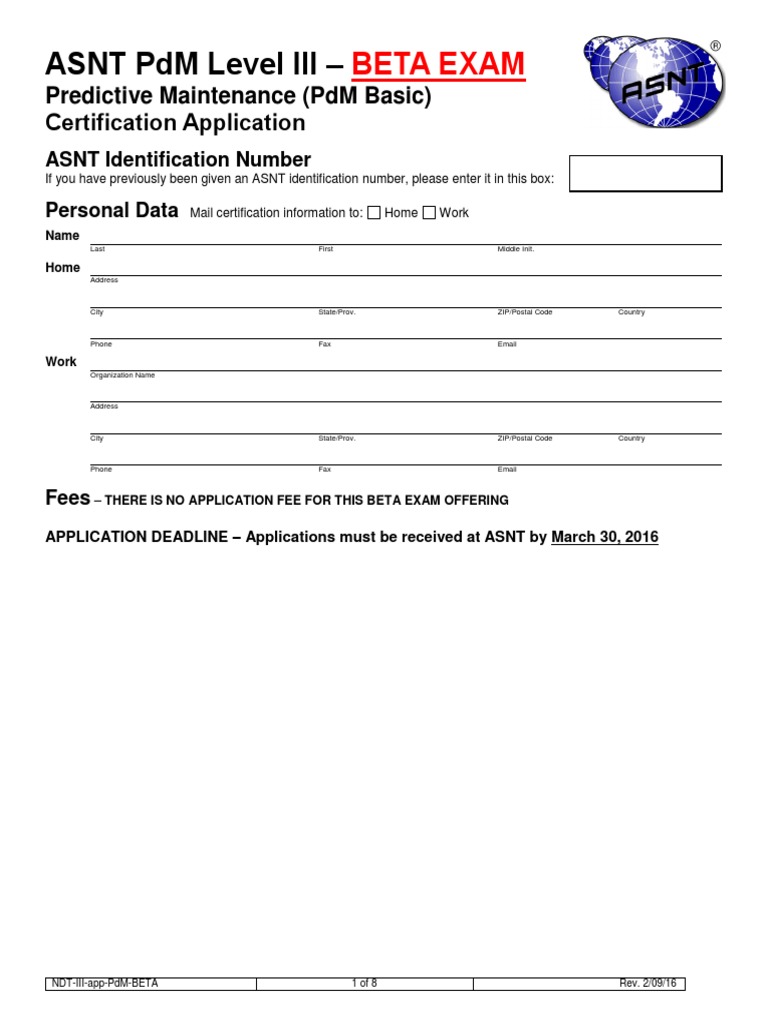 PDM BETA Application | PDF | Nondestructive Testing | Test (Assessment)