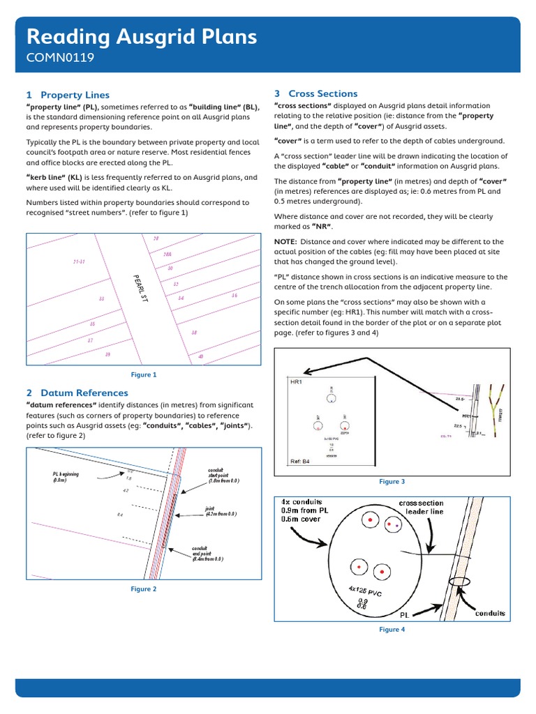 How To Read AusGrid Plans | PDF | Electrical Grid | Map