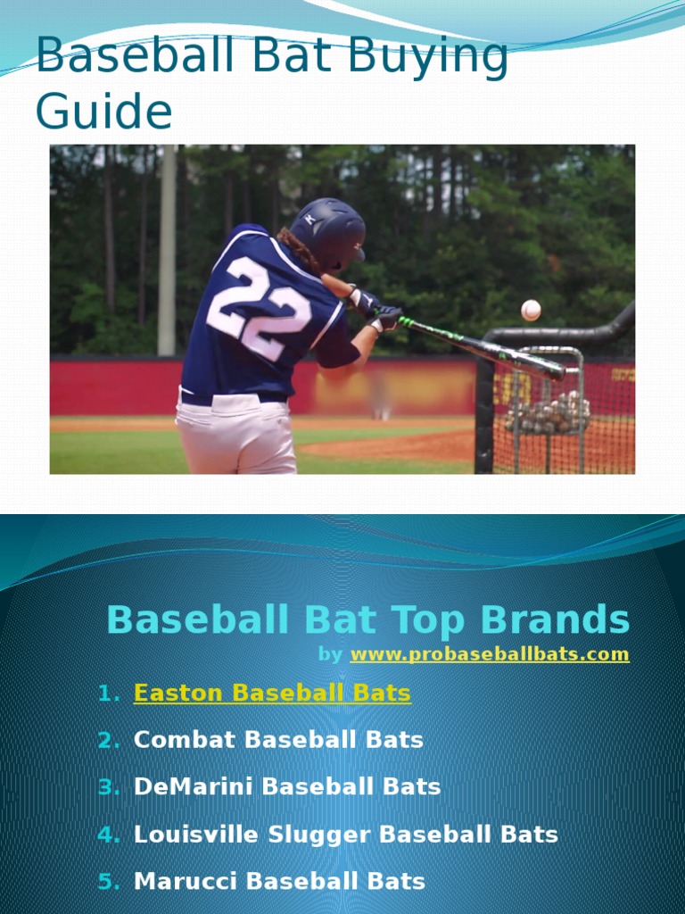 Baseball Bat Reviews and Buying Guide | PDF | Batting (Baseball ...