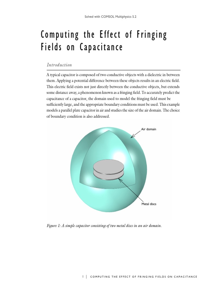 Models.acdc.Capacitor Fringing Fields | Capacitor | Electromagnetism