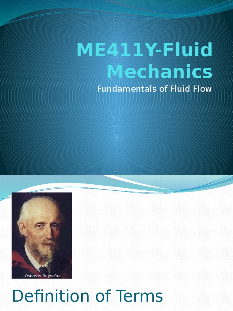Fluid Mechanic-Fundamentals of Fluid Flow | PDF | Fluid Dynamics ...