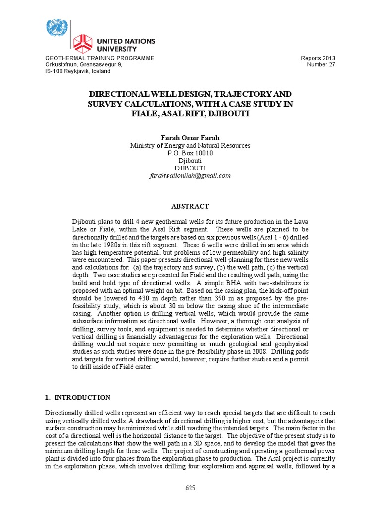 Directional Design (Well Trajectory) PDF | PDF