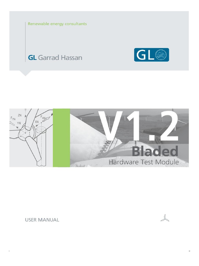 Bladed Hardware Test User Manual | PDF | File Format | Simulation