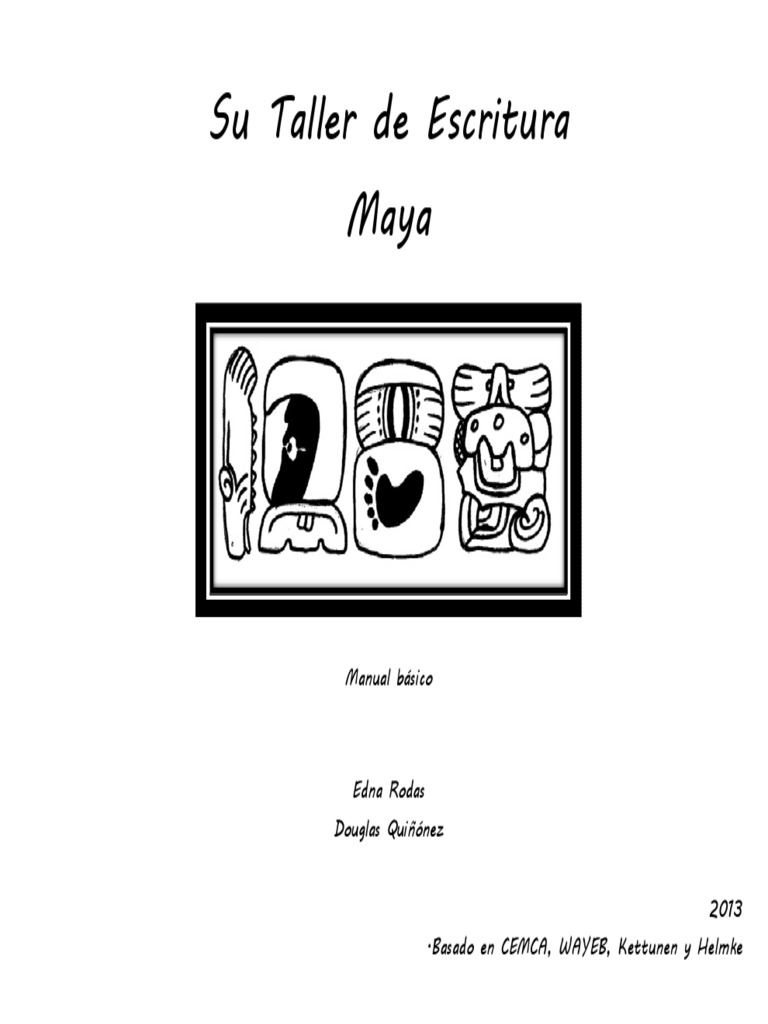 (Su) Taller de Escritura Maya | Civilización maya | Sílaba