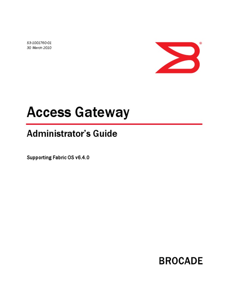 Brocade AG Mode | Download Free PDF | Operating System | Network Switch