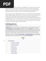 Howard Becker Labelling Theory | PDF | Deviance (Sociology) | Social Stigma