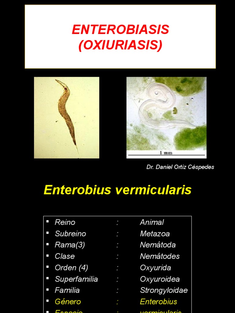 OXIURIASIS | Salud pública | Enfermedades y trastornos | Prueba ...