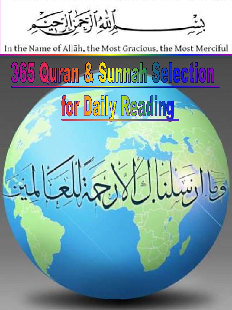 365 Quran & Sunnah Selection for Daily Reading | Muhammad | Islamic ...