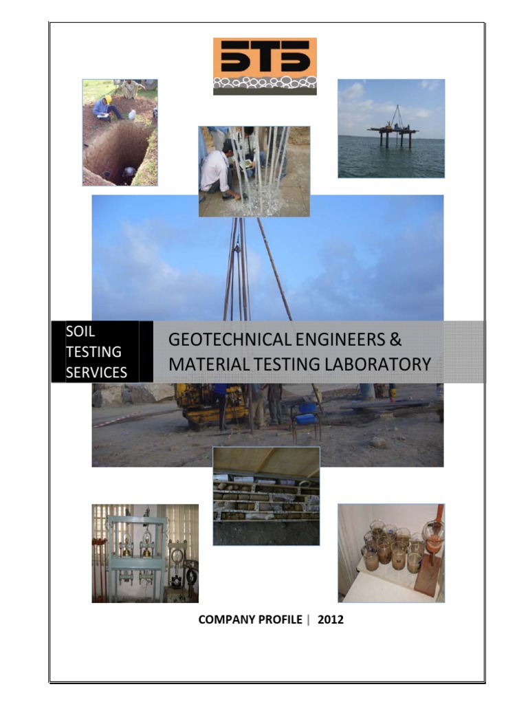 Geotechnical Engineers & Material Testing Laboratory | PDF ...