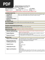 (FAST) Functional Analysis Screening Tool | PDF | Behavior | Attention