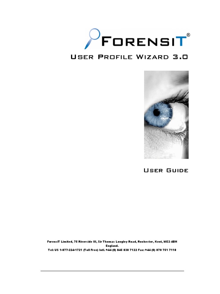 User Profile Wizard 3.0 User Guide | PDF | Command Line Interface | Key ...