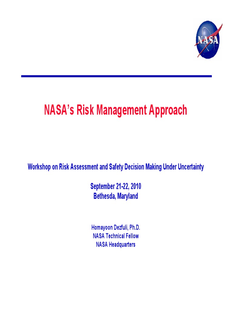 27 Dezfuli NASA Risk Management | PDF | Risk Management | Risk