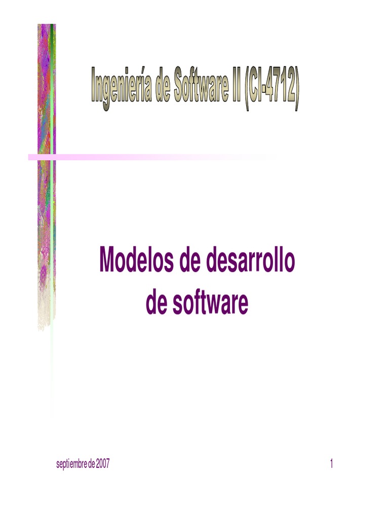 Modelos de Desarrollo de Software PDF | PDF