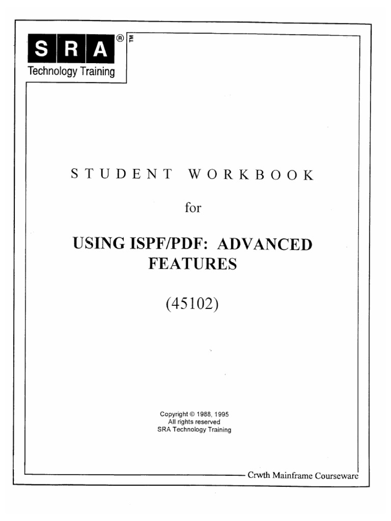 ISPF PDF Advanced Features | PDF