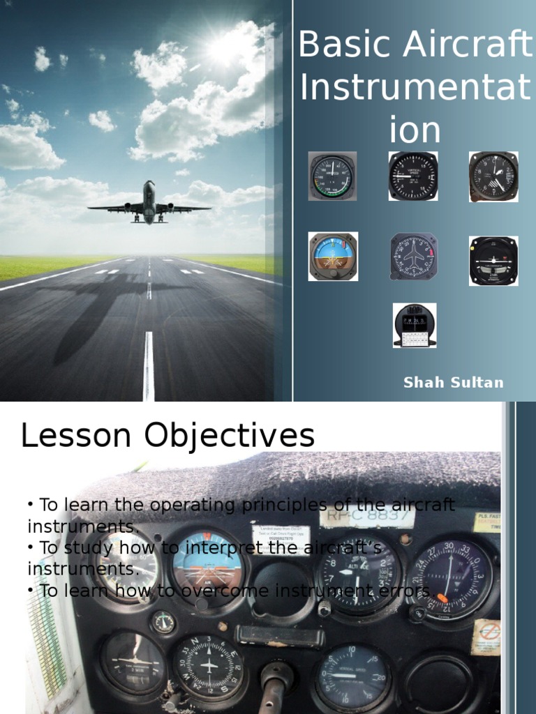 Basic Aircraft Instrumentat Ion: Shah Sultan | PDF | Altimeter ...