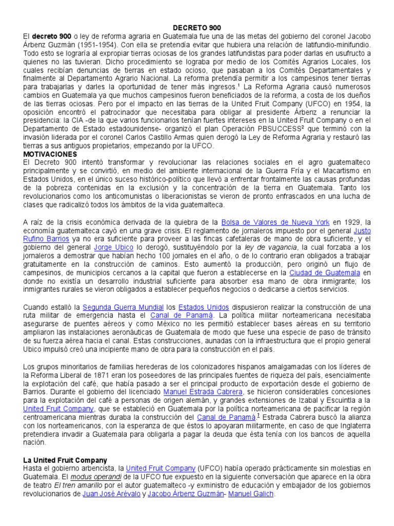 Decreto 900 | Descargar gratis PDF | Gobierno | Revoluciones