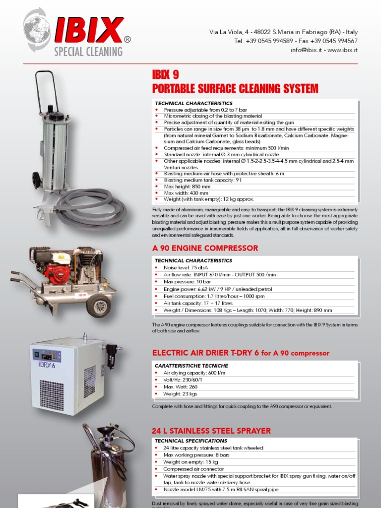IBIX 9 25 Scheda GB | PDF | Engines | Nozzle