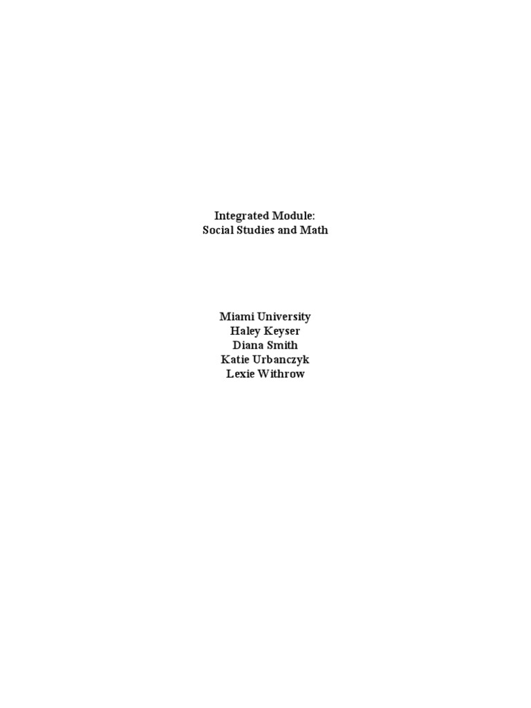 3 Integrated Module | PDF | Educational Assessment | Reason