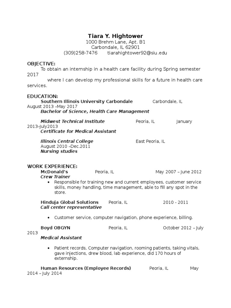 Resume Sample | PDF | Career & Growth