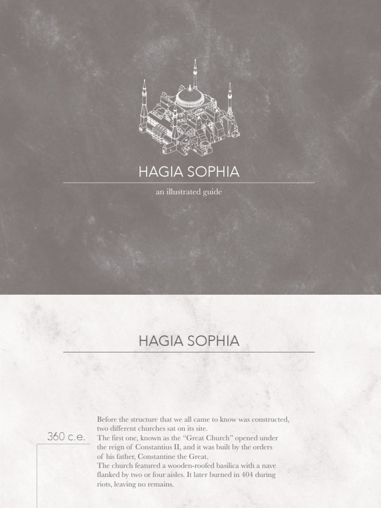 Hagia Sophia: A Historical Overview | PDF | Dome