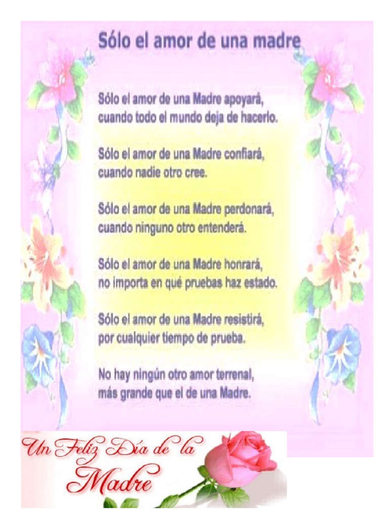 Poema para el Día de la Madre | PDF