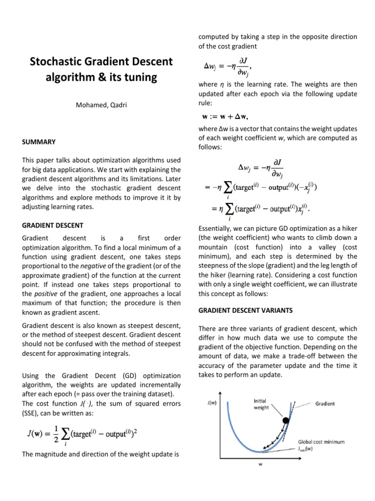 Stochastic Gradient Descent Tuning | PDF | Mathematical Optimization | Computational Science