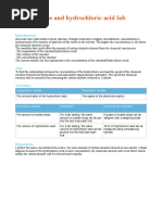 Effect of Concentration on Reaction Rate | PDF | Hydrochloric Acid ...