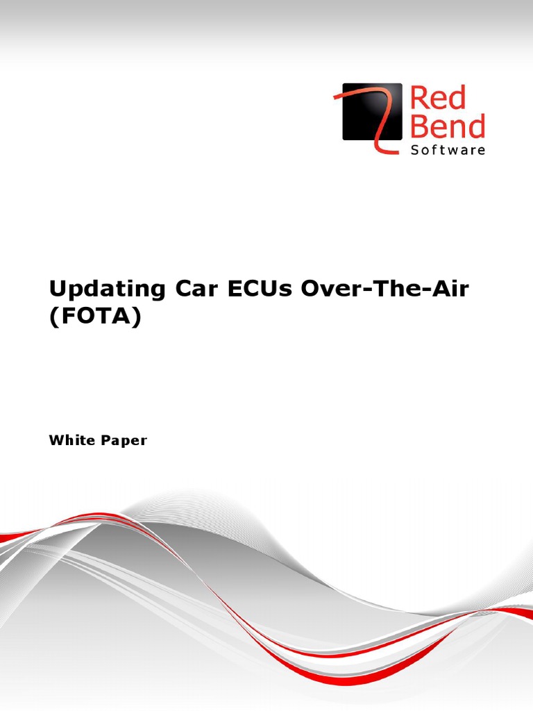 Red Bend Update Car Ecu PDF | PDF | Car | Computer Engineering