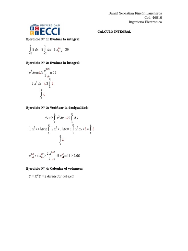 Ejemplos de Integrales y Sus Gráficas | PDF | Tecnología