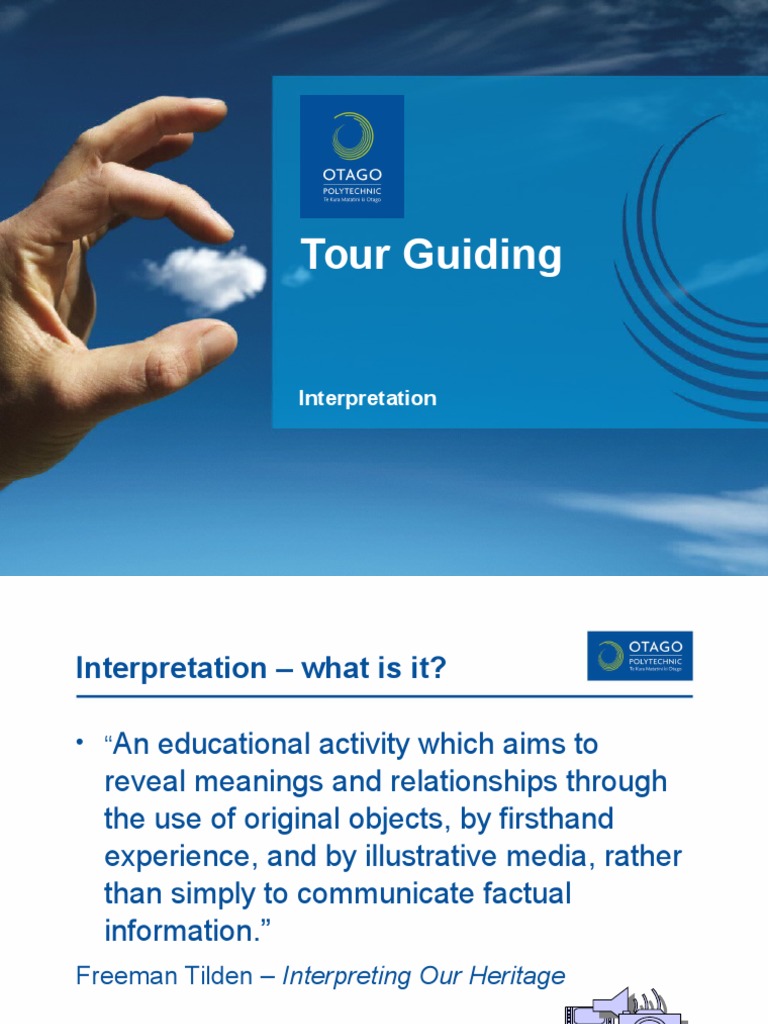 Tour Guiding: Principles and Skills | PDF | Language Interpretation ...