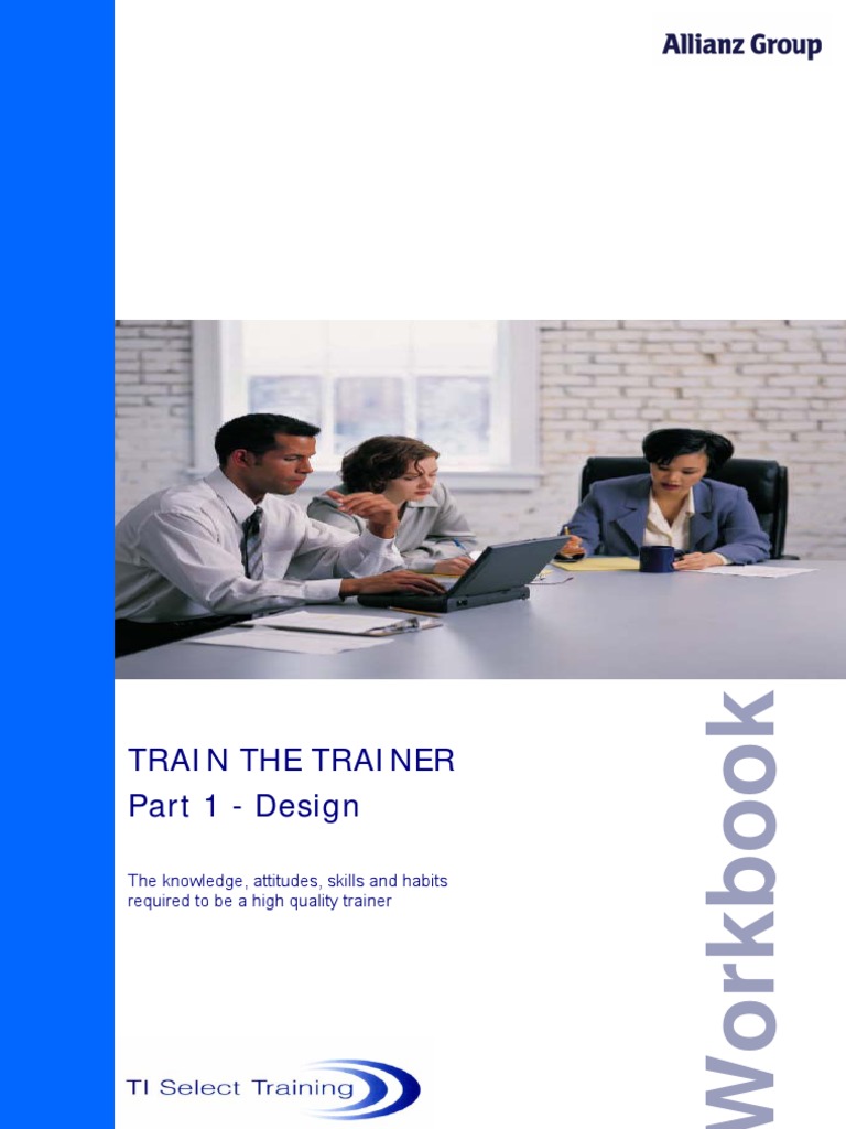 Train the Trainer - Workbook - Version 7- 22 02 2004 | Retirement ...