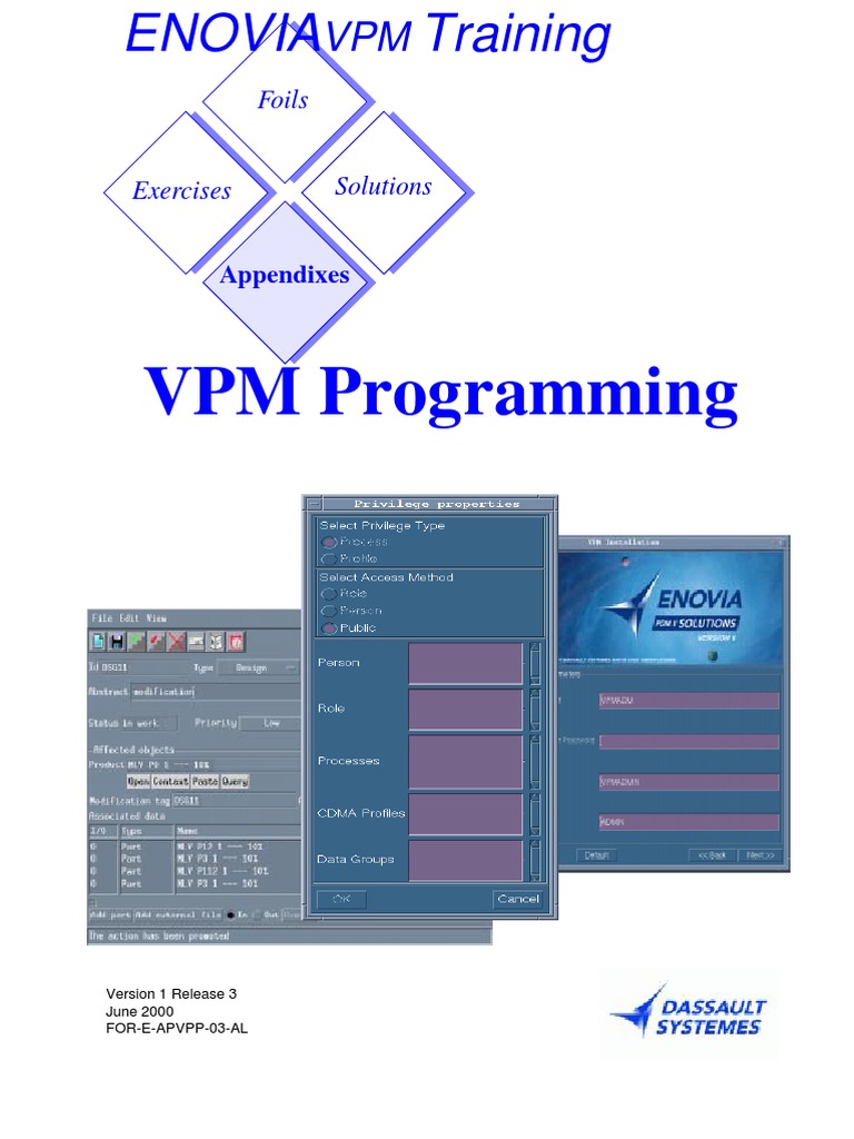 ENOVIA VPM Training | Table (Database) | Database Index | Free 30-day ...
