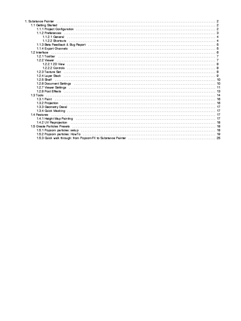 Substance Painter 1.0 | PDF | Texture Mapping | Shader