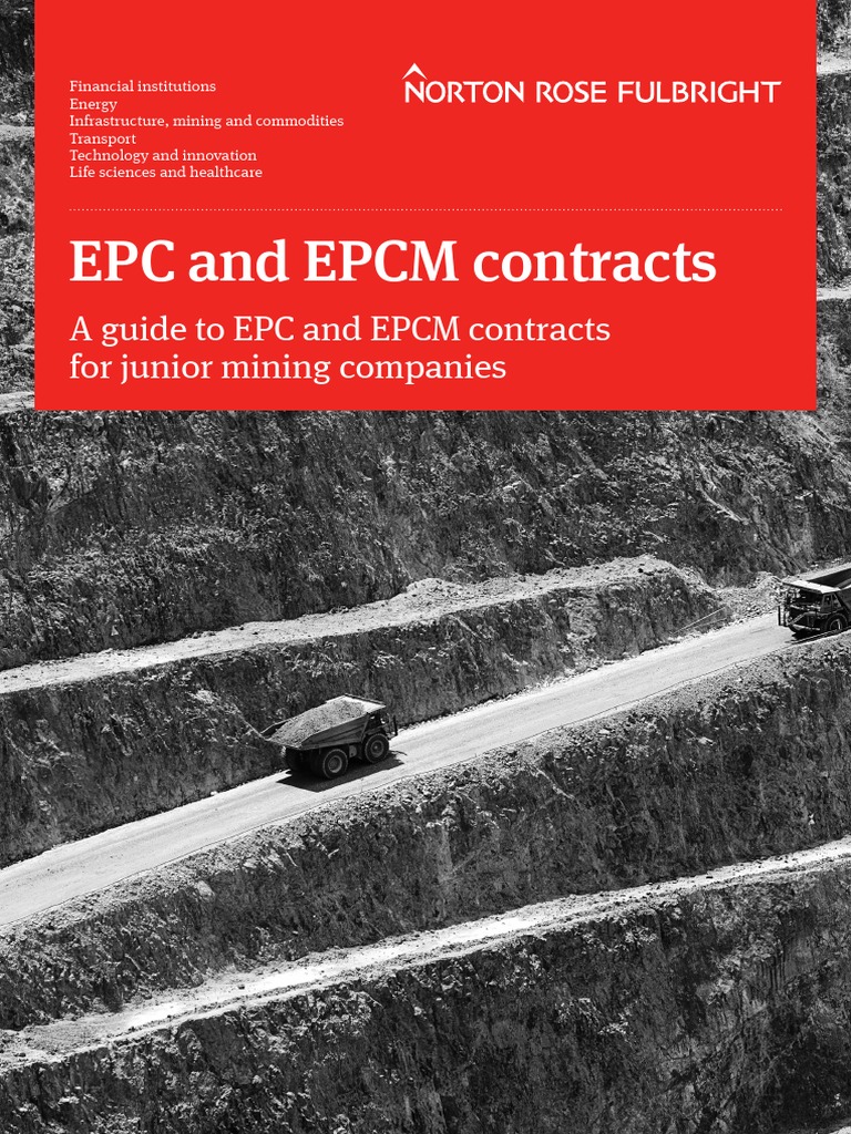 Mining Guide Epc and Epcm Contracts 104178 | PDF | Loans | Project Finance