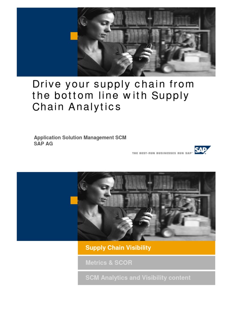 SC Analytics Overview PDF | PDF | Supply Chain Management | Supply Chain
