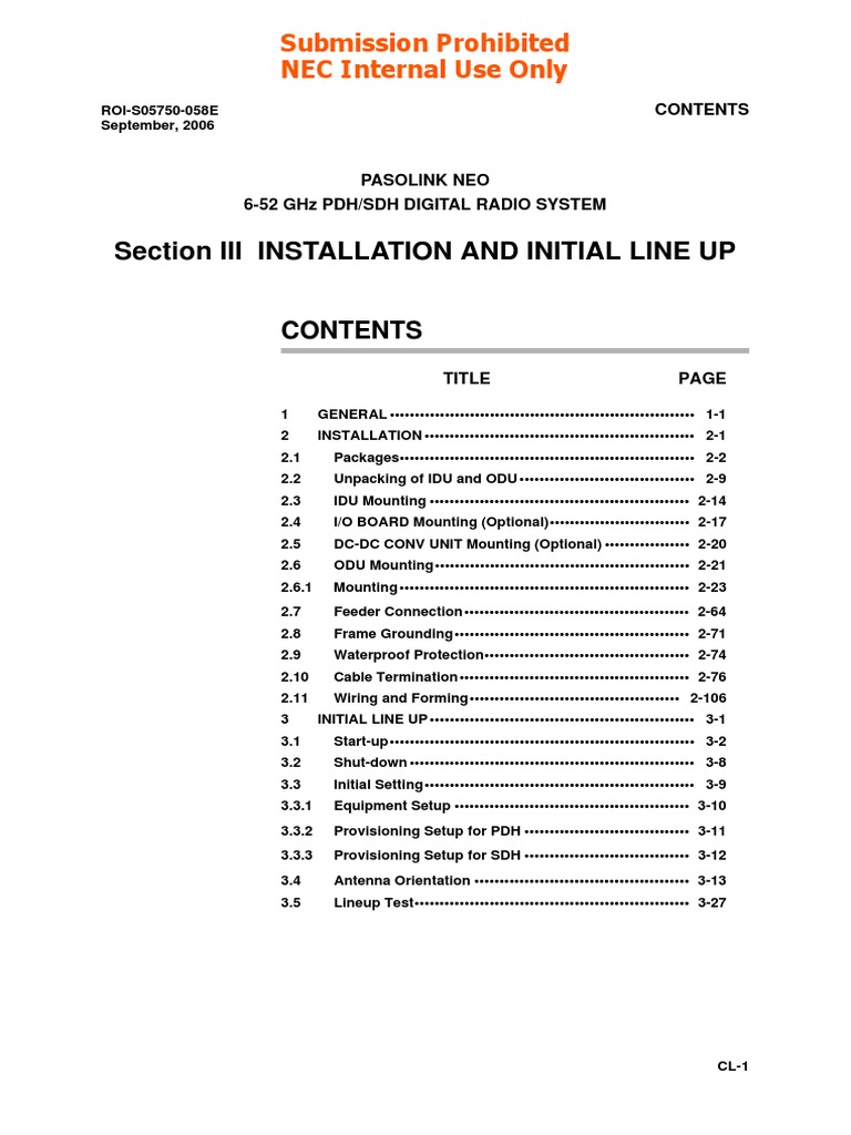 Installation & Intial Line Up | PDF | Nut (Hardware) | Screw