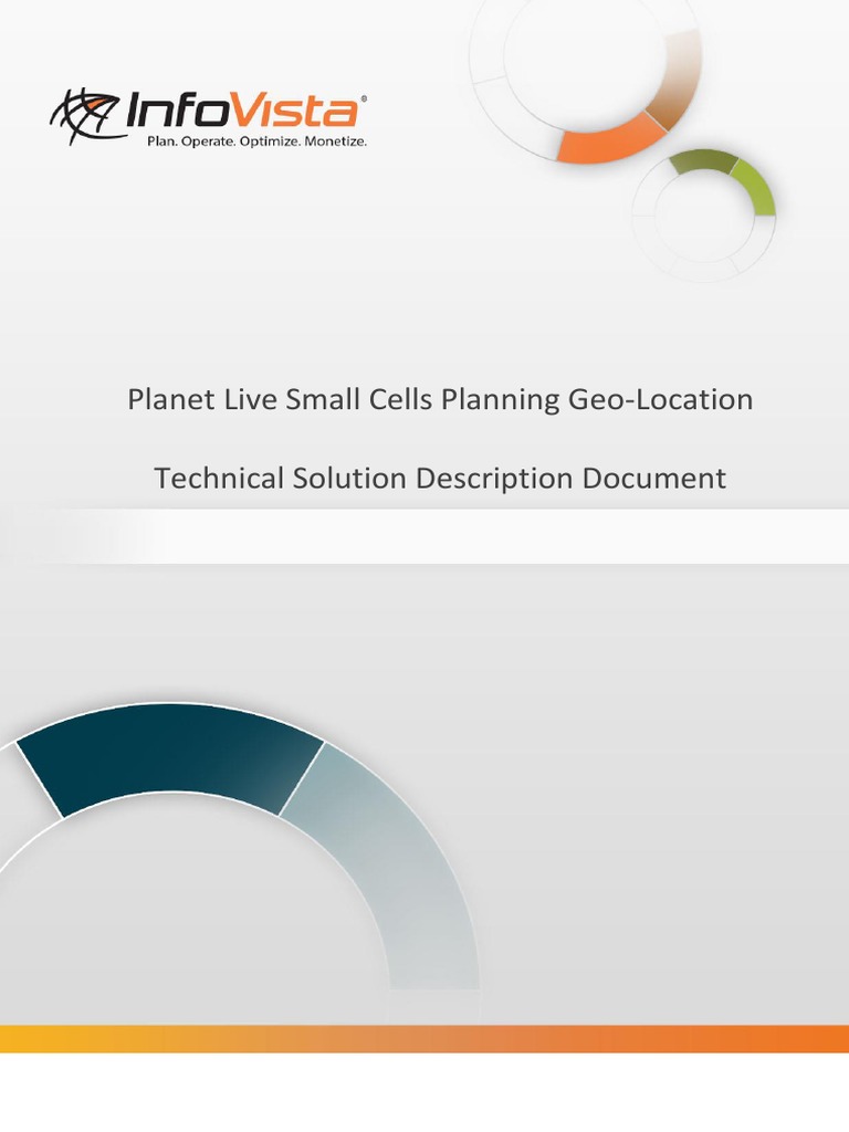 InfoVista Live Small Cell Planning For Ericsson LTE | PDF | Lte (Telecommunication) | Map