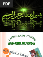 Modul Pembelajaran Khat 5 Riqah | PDF