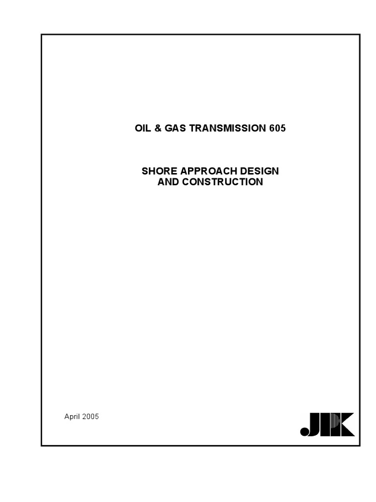 Shore Approach Design for Pipelines | PDF | Storm Surge | Reflection ...