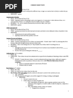 Legal Objection Reference Guide | PDF