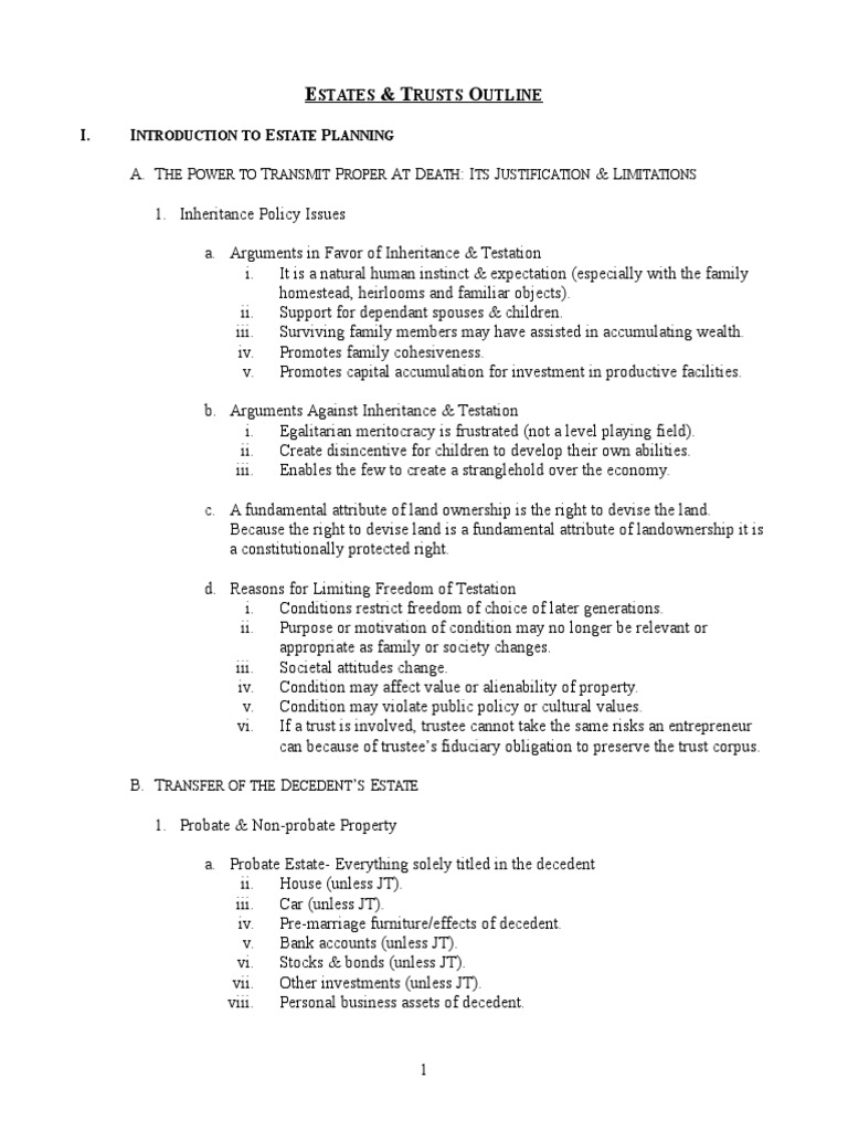 Estate Planning and Probate Overview | PDF | Will And Testament | Probate