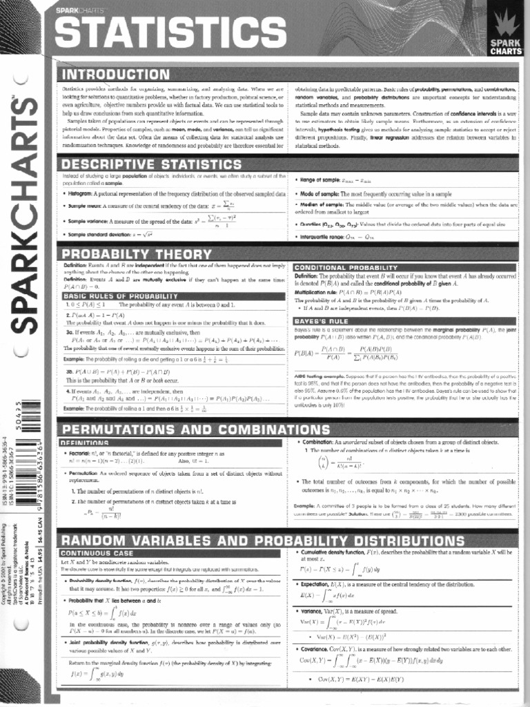 Sparkchart Statistics | PDF