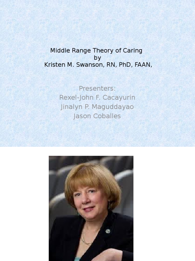 Swanson's Theory of Caring in Nursing | PDF | Self | Nursing