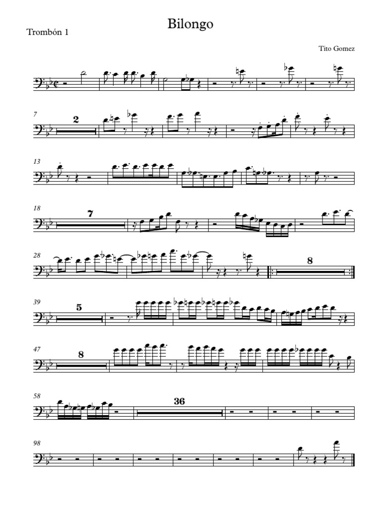 Bilongo Trombón 1 | PDF