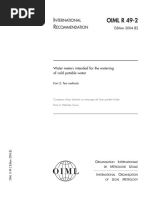 OIML Alcoholometric Tables | PDF