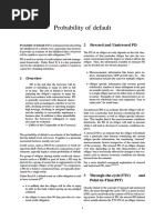 Models For PD LGD Ead | PDF | Financial Risk | Credit Rating