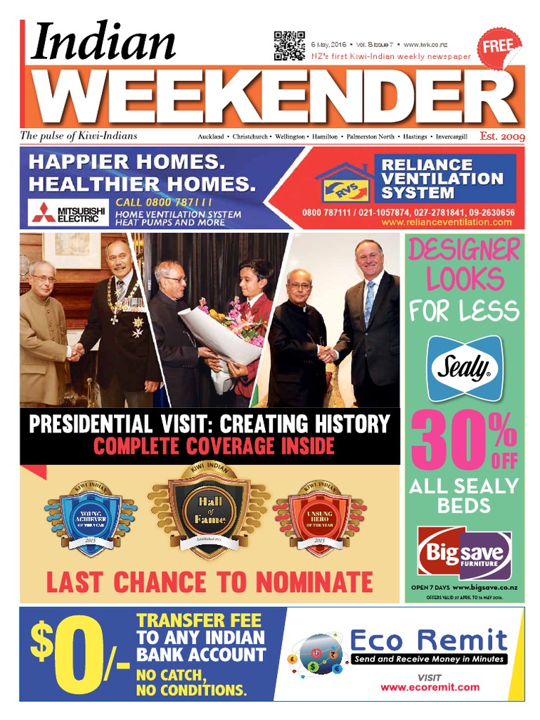 Indian Weekender 6 May 2016 | PDF | New Zealand | Multiculturalism
