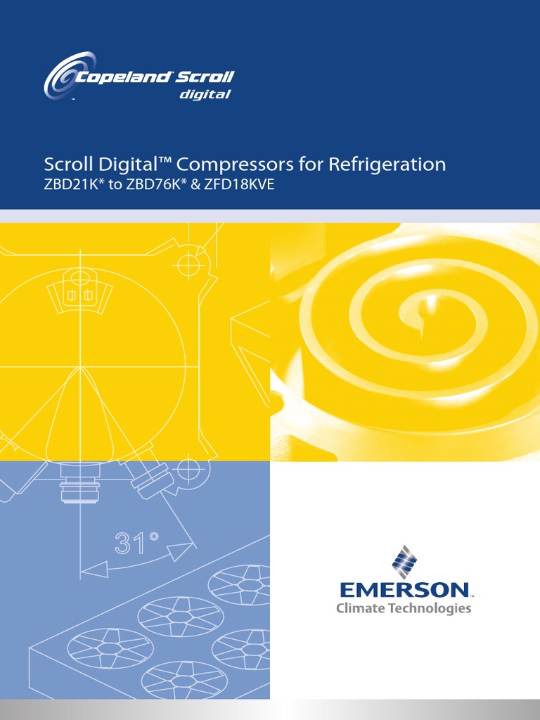 Compresores Copeland Scroll | PDF | Gas Compressor | High Voltage